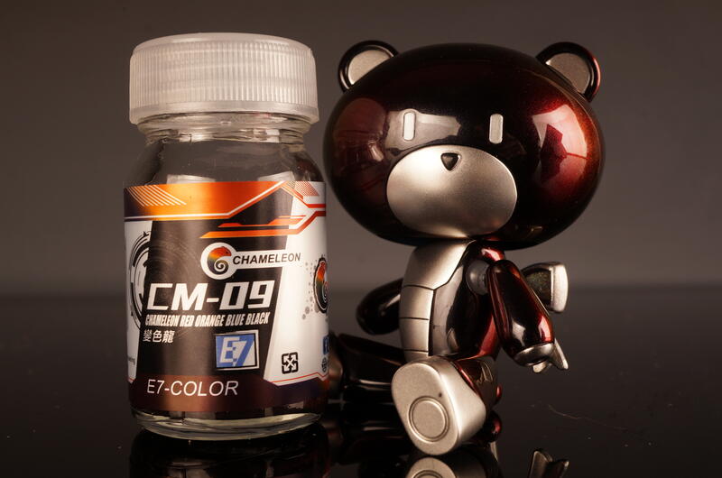 E7 CM-09 CHAMELEON RED-ORANGE-BLUE BLACK 20ML – Hobby Art Web Shop