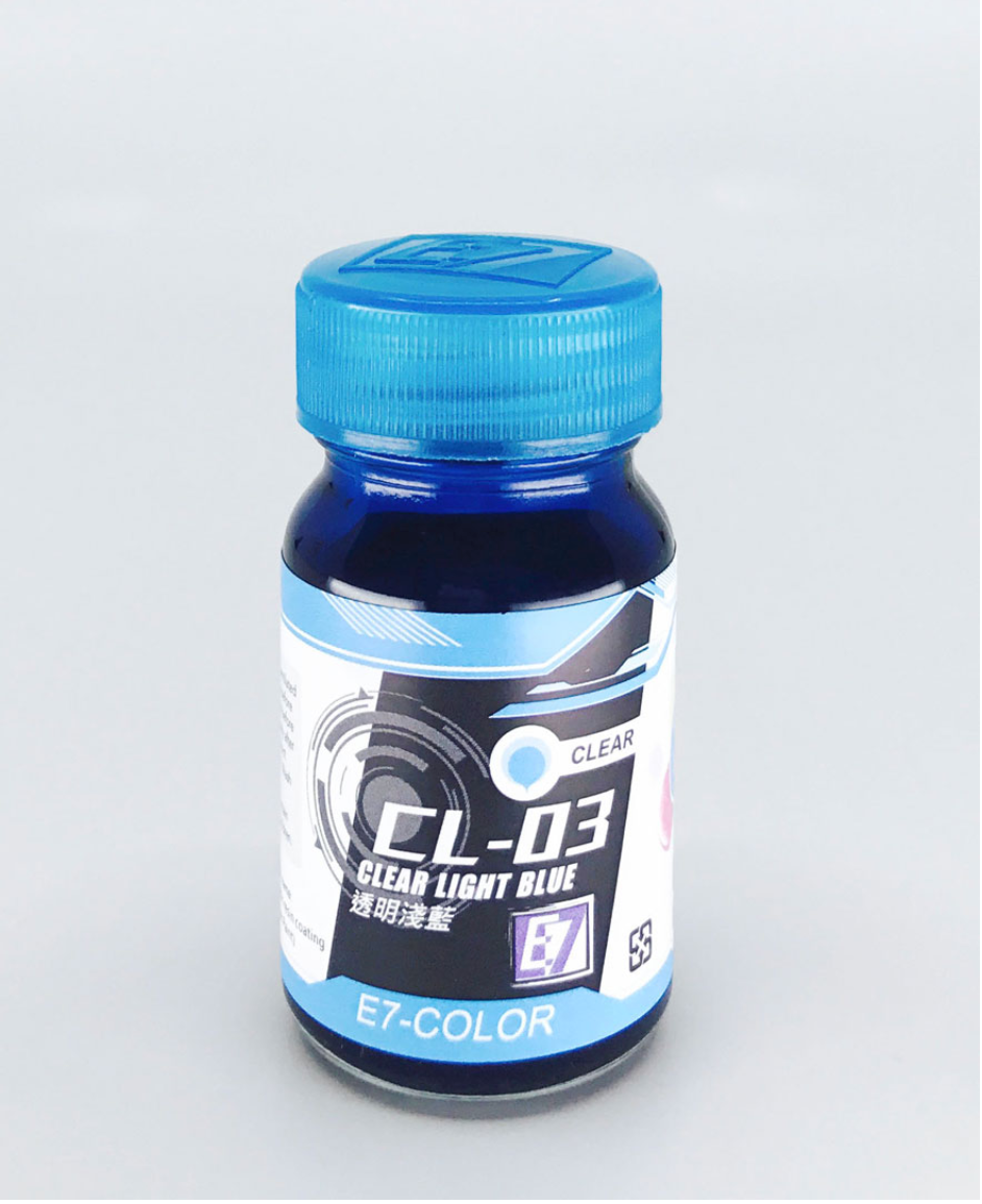 E7 CL-03 CLEAR LIGHT BLUE 20ML – Hobby Art Web Shop