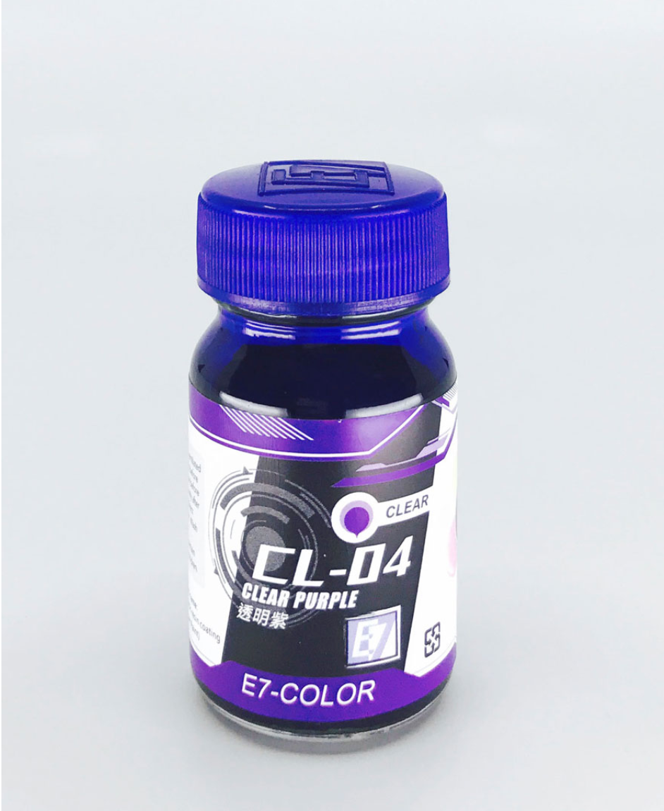 E7 CL-04 CLEAR PURPLE 20ML – Hobby Art Web Shop