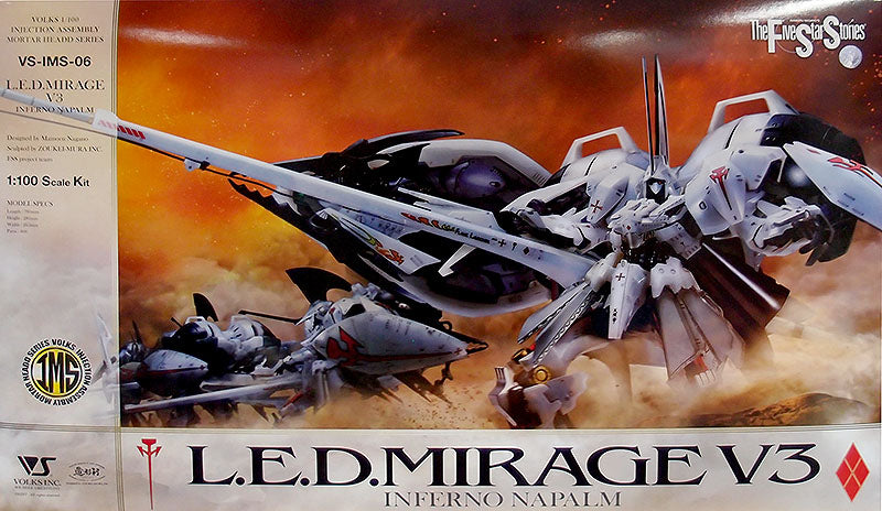 IMS 1/100 L.E.D.MIRAGE V3 INFERNO NAPALM – Hobby Art Web Shop