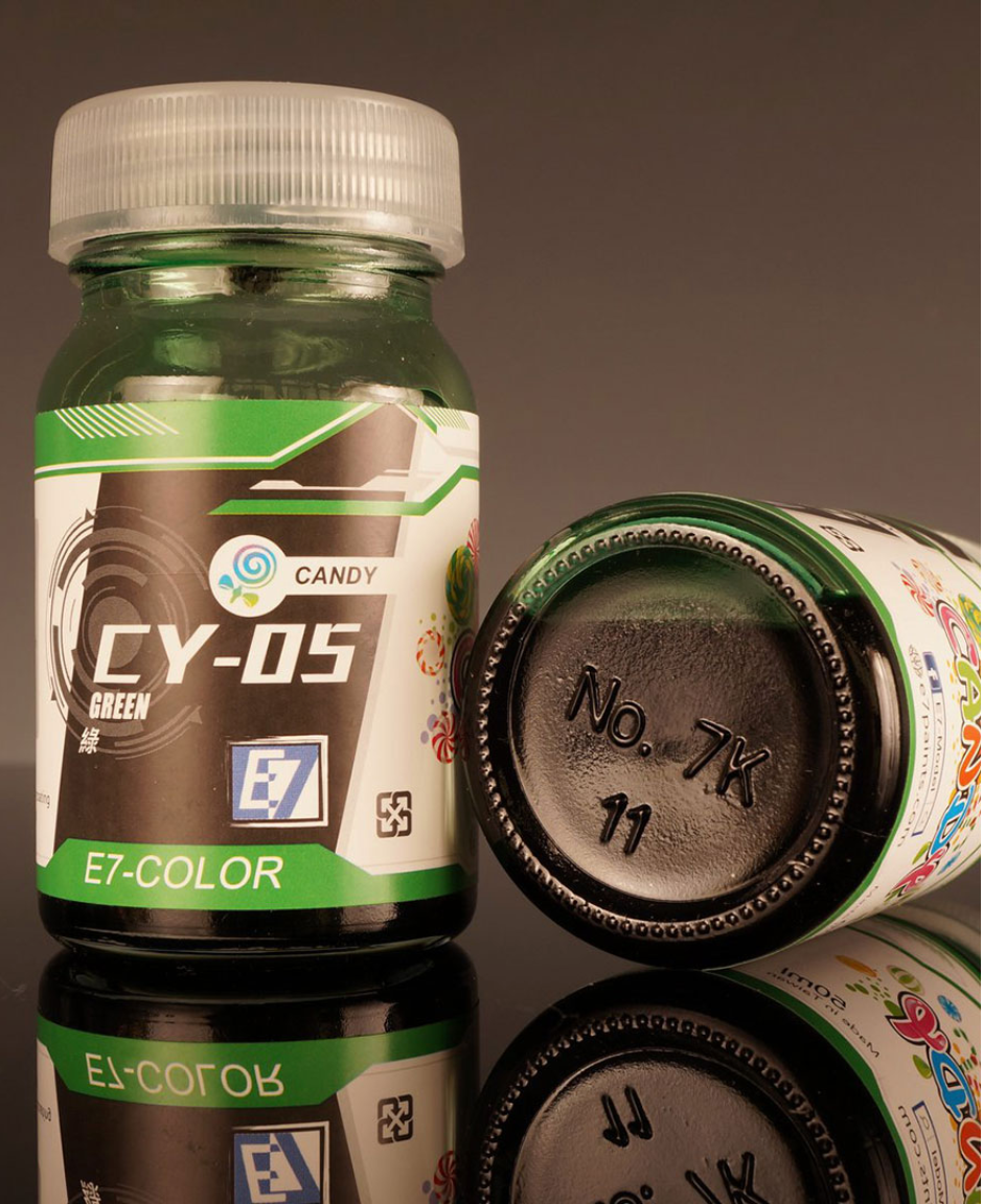 E7 CY-05 CANDY GREEN 50ML – Hobby Art Web Shop